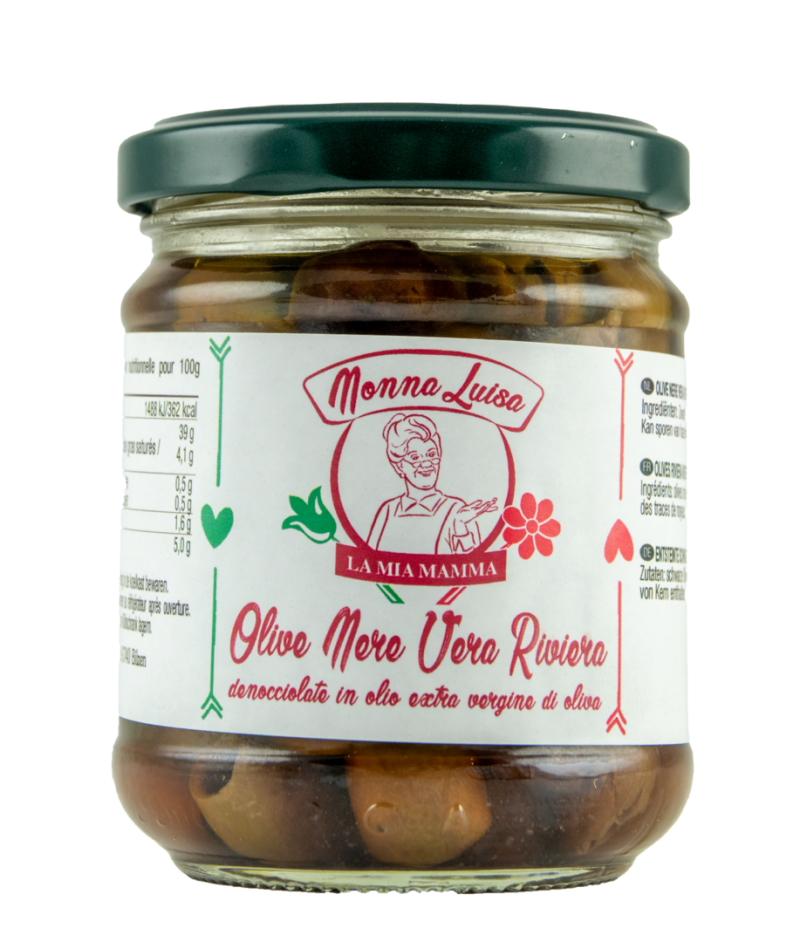 Olive nere vera riviera denocciolate - OlioVino - OlioVino